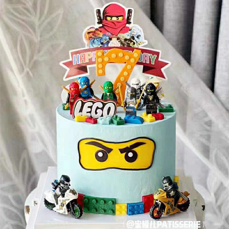 Lego Cake Topper Cake Decoration积木蛋糕装饰(Ready Stock) | Shopee Malaysia