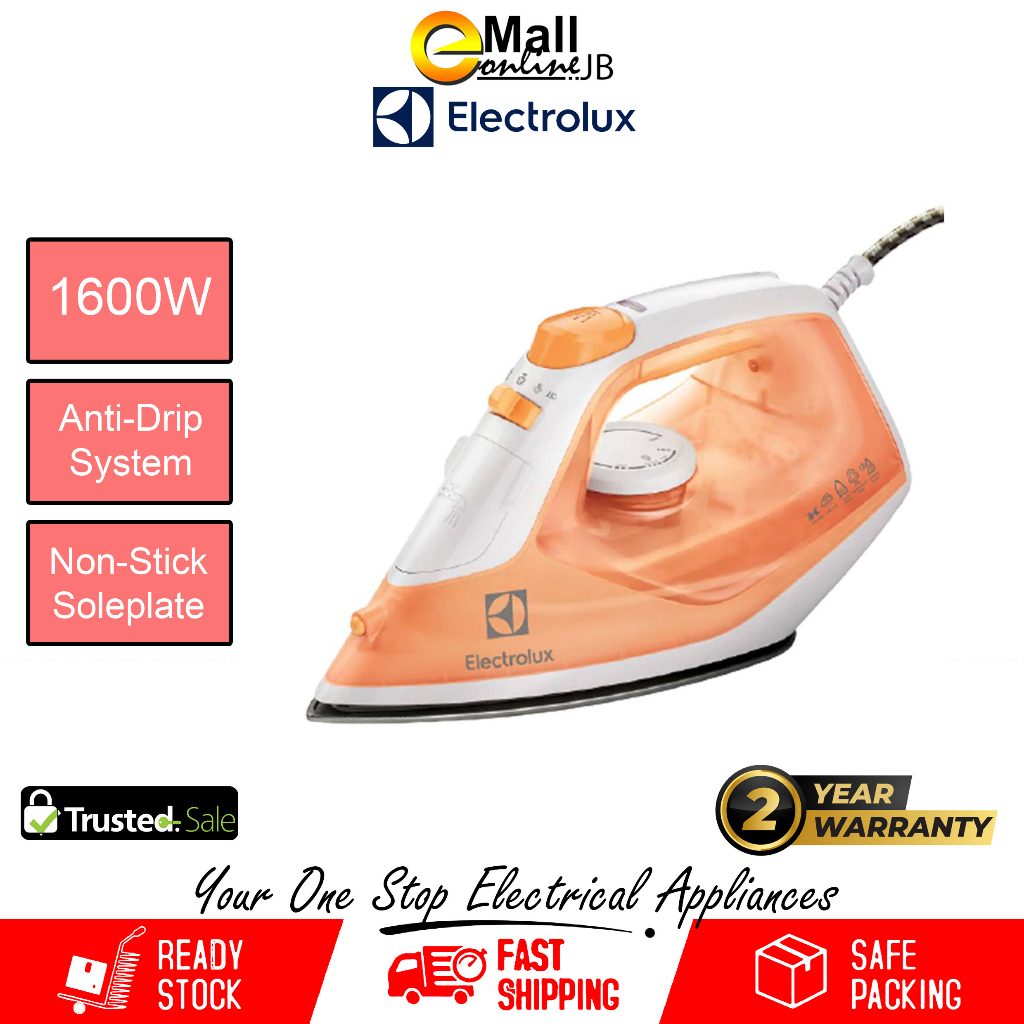Electrolux EasyLine Steam Iron ESI4007 | Seterika | Shopee Malaysia