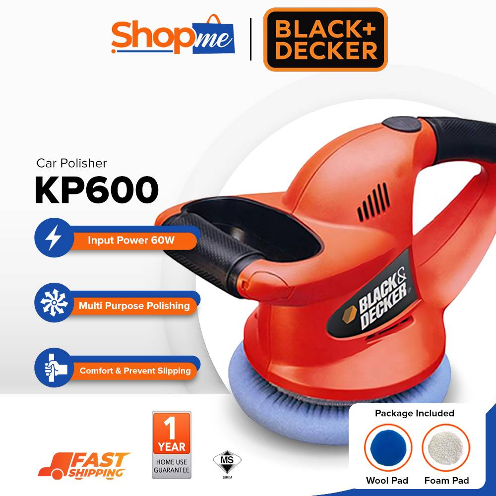 BLACK & DECKER CAR POLISHER -KP600 | Shopee Malaysia