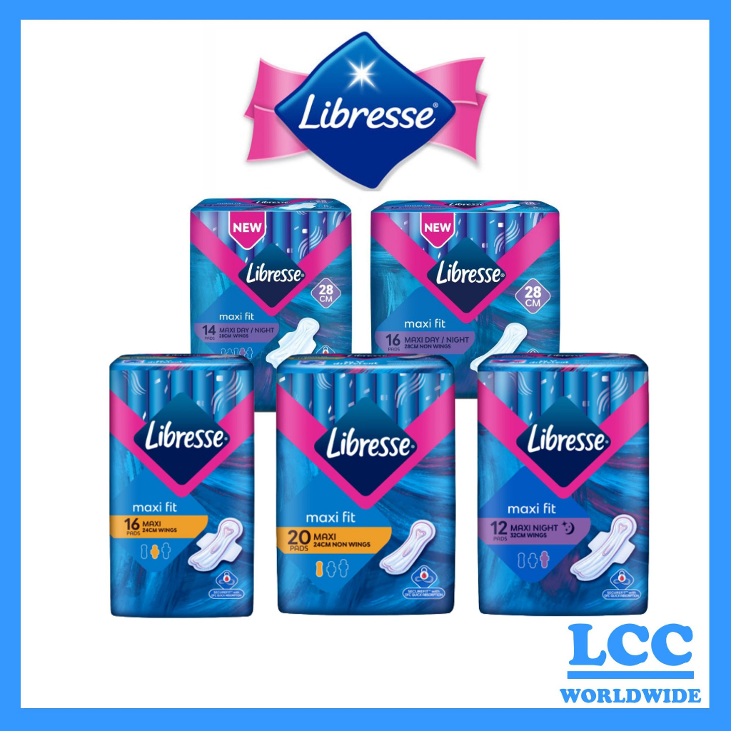 Vinda Libresse Maxi Fit Wings / Non-Wings Pads | Shopee Malaysia