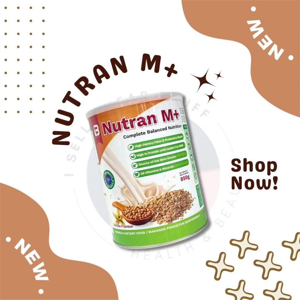 Nutran M+ Complete Nutrition Drink 850g | Shopee Malaysia
