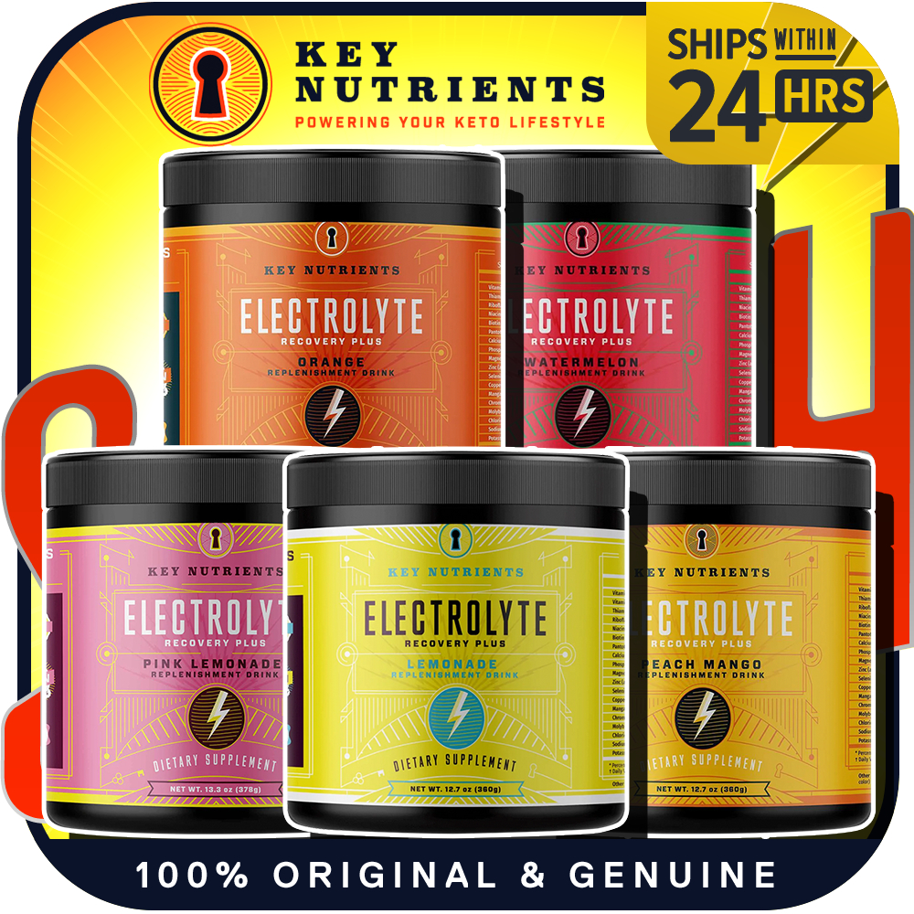 KEY NUTRIENTS Electrolytes Recovery Plus Powder No Sugar Drink Mix ...