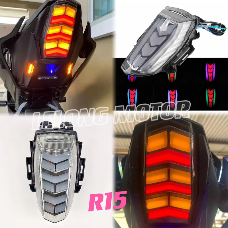 R15 V3 R1 R1M R15 2015-2022 LAMPU BELAKANG LED RUNNING LIGHT TAIL LAMP ...