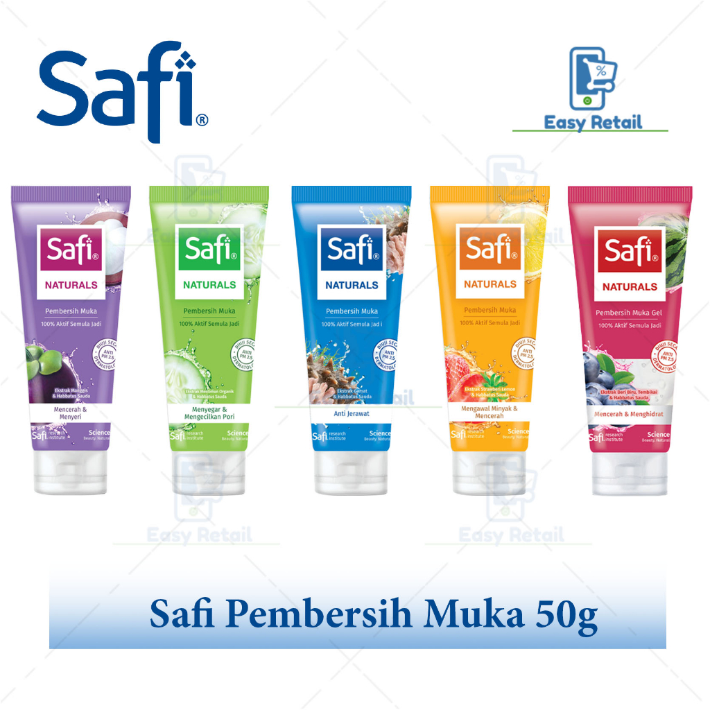 Safi Pembersih Muka/ Facial Cleanser 50g [ Mentimun / Gamat ...
