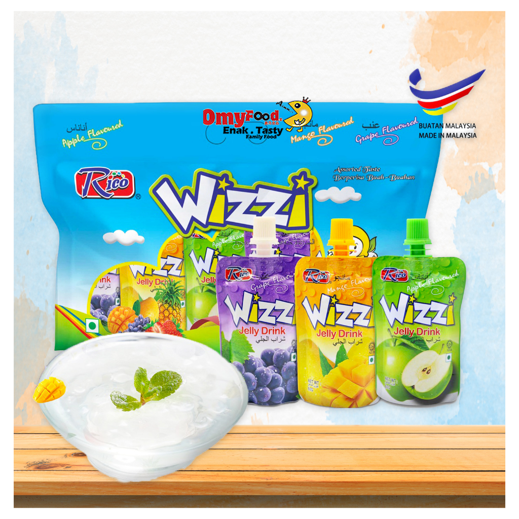 12pcs (1pack) Rico Wizzi Jelly Drink [OmyFood] | Shopee Malaysia