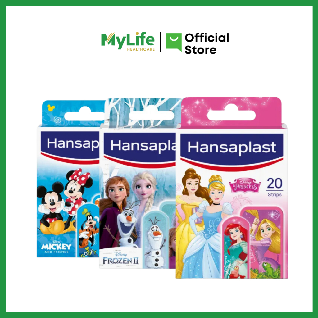 HANSAPLAST KIDS DISNEY PLASTER WATERPROOF MICKEY MOUSE / FROZEN ...