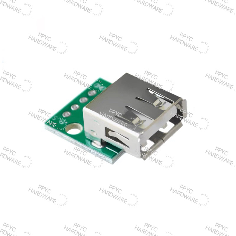 Female A Type USB to DIP Adapter Converter PCB Board for Arduino 2.54mm ...