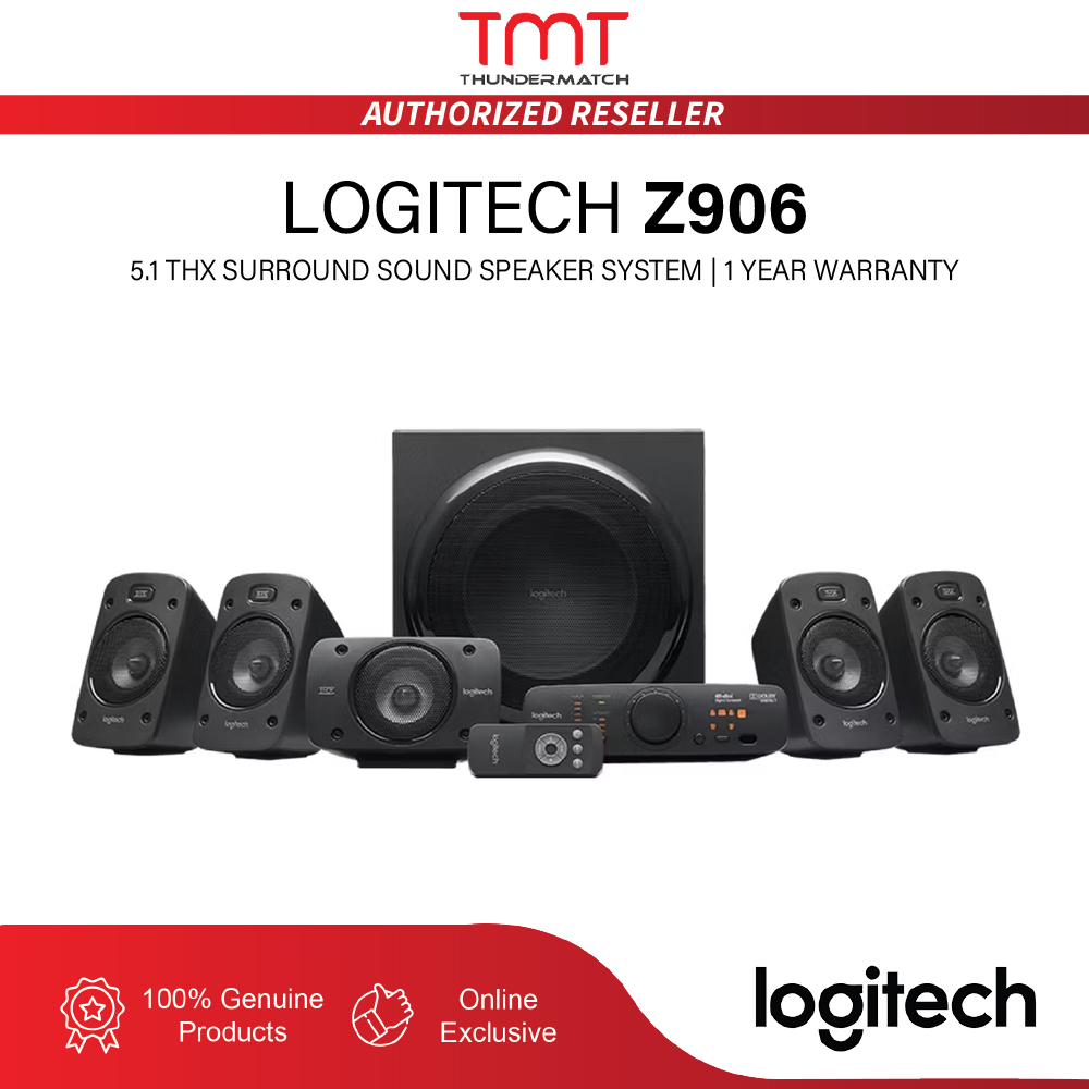 Logitech Z906 THX / Z607 (Bluetooth) 5.1 Surround Sound Speaker System ...