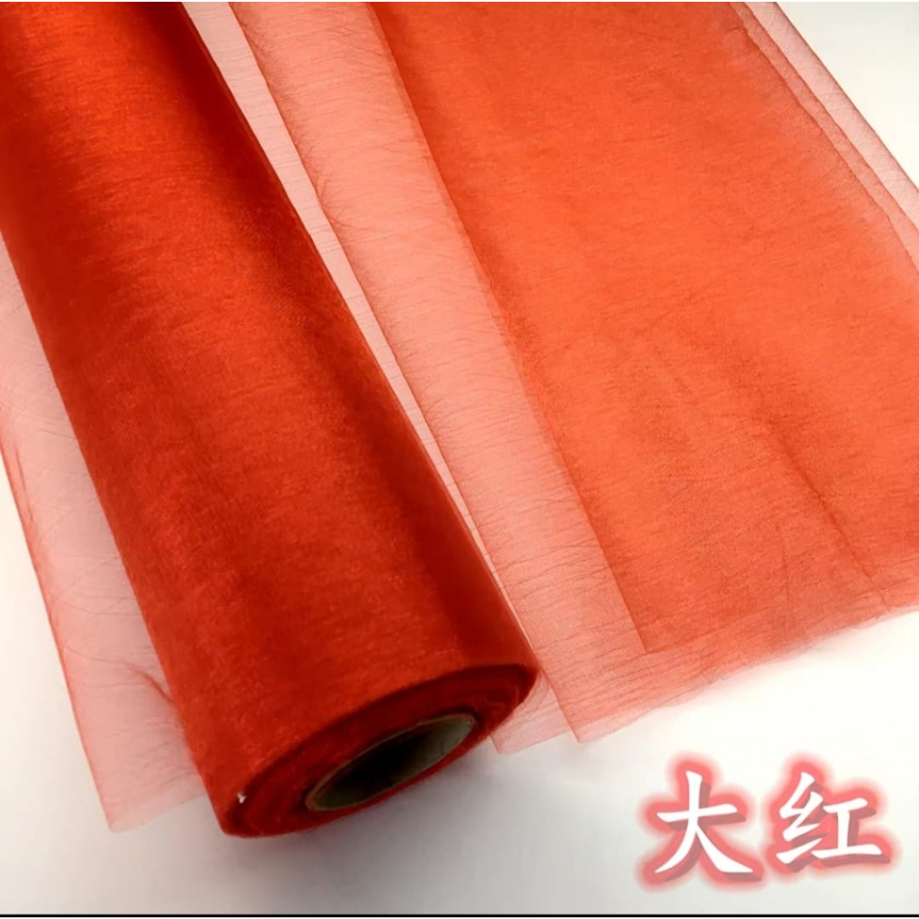 NET ORGANZA 150CM (1m) / GAUZE LACE NET ORGANZA / NETTING TEXTILE / PER ...