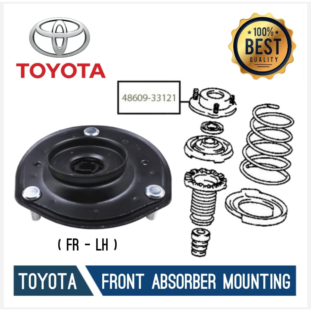 TOYOTA Front Absorber Mounting (LH/RH) for Toyota Camry SXV20 / Harrier ...