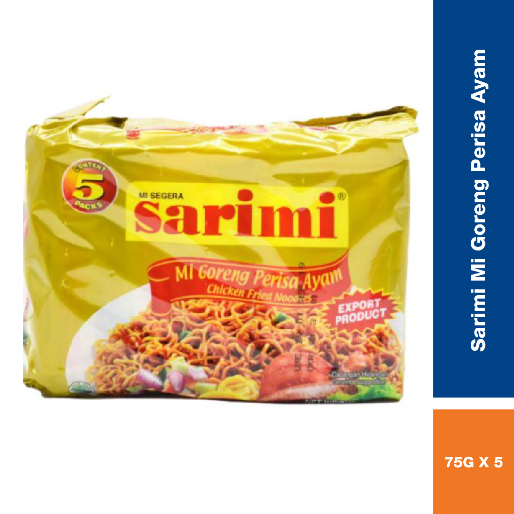 Indofood Sarimi Mi Goreng Ayam 75G X 5 | Shopee Malaysia