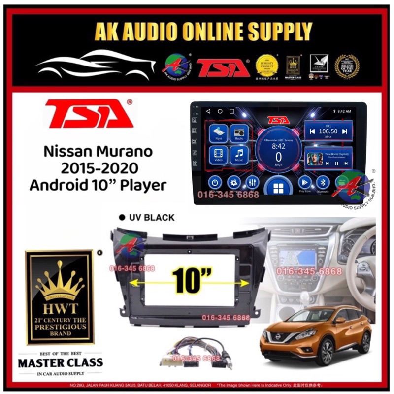 [ MTK 2+32GB ] TSA Nissan Murano 2015 - 2020 Android10'' inch Car ...