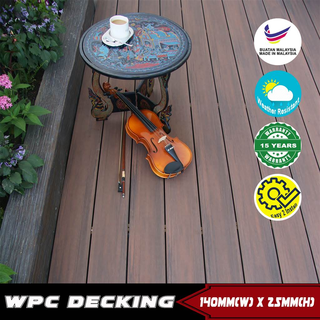 BOISDECK WPC Wood Composite Decking (PREMIUM QUALITY) | Shopee Malaysia