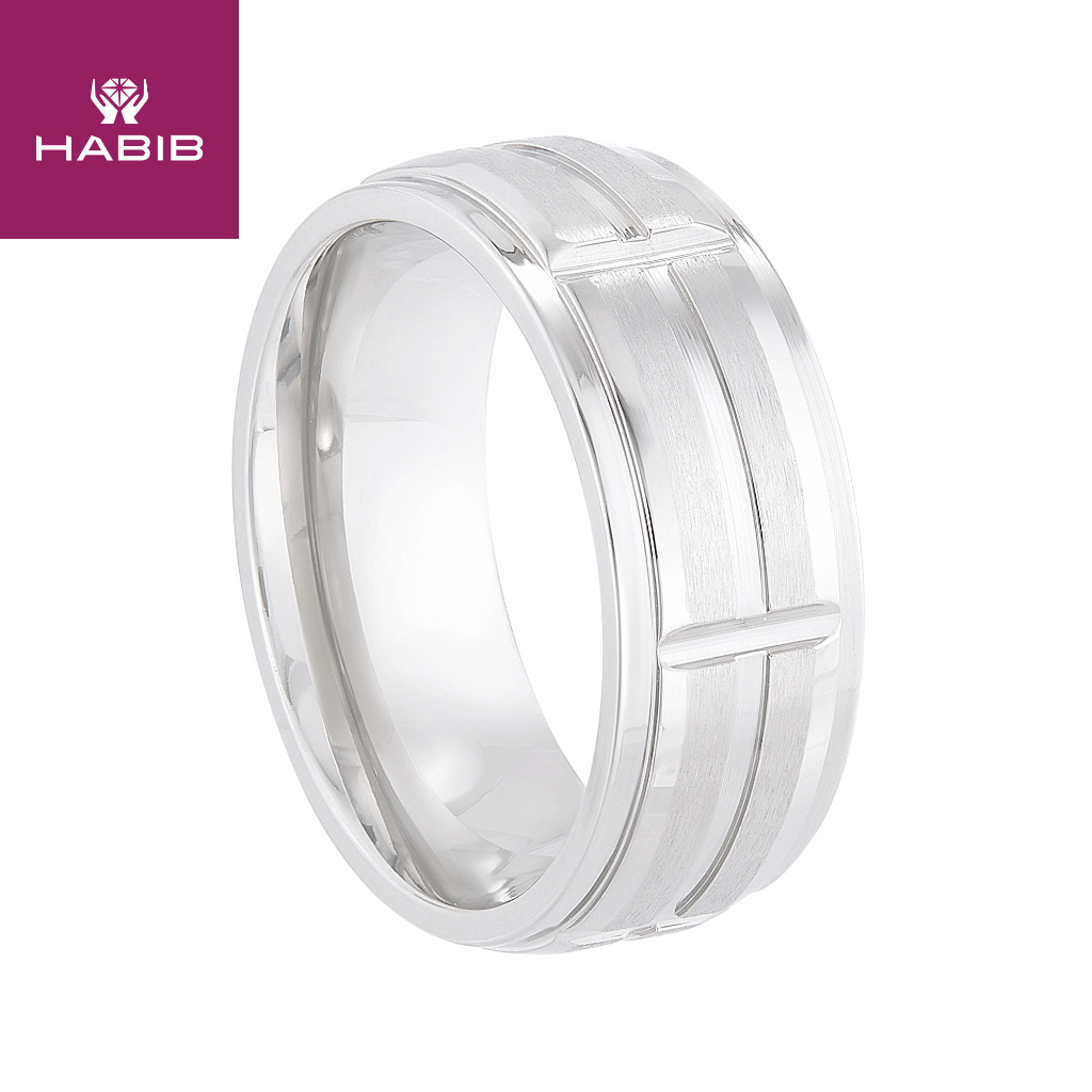 HABIB Gael Men's Ring in Titanium 093291221 | Shopee Malaysia