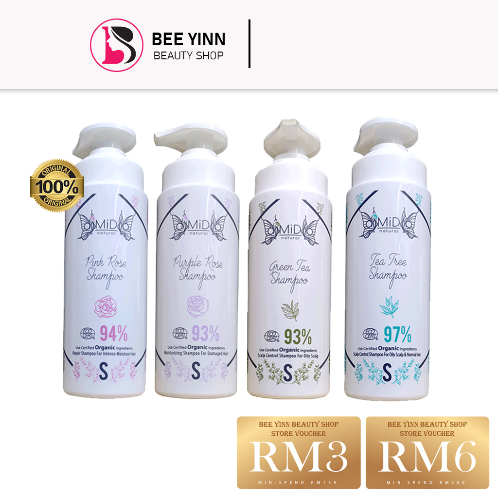 MID Hair Care New Series - Green Tea / Tea Tree / Pink Rose / Purple ...