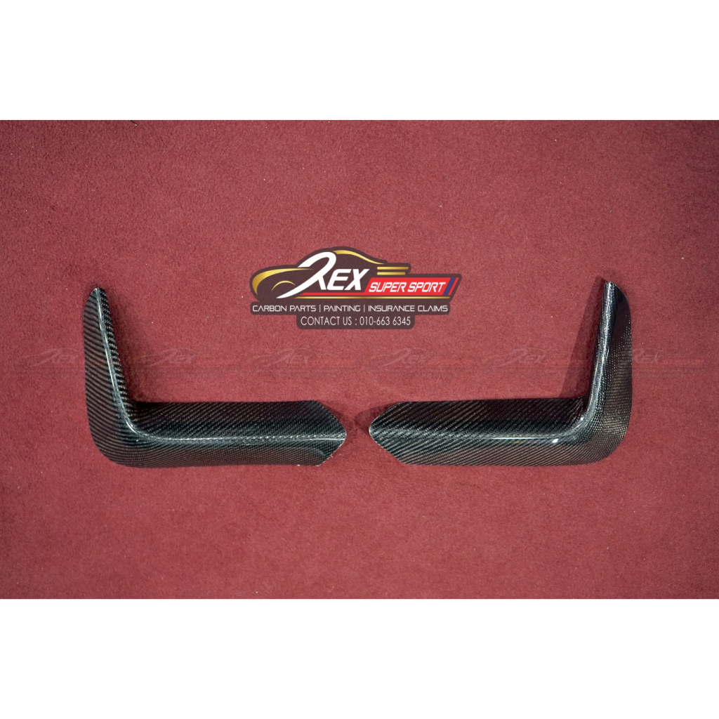 BMW F30 F32 M3 M4 Rear Bumper Splitter Cover Real Forged / Carbon Fiber ...