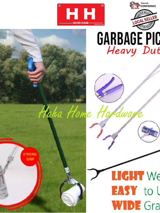 Helper Stick Garbage Picker Outdoor Pickup Long Trigger Grabber Trash ...
