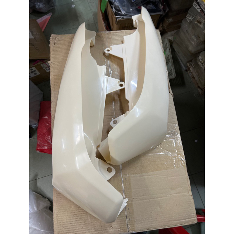 rg sport rg110 cover putih coverset body LEG SHIELD kepak | Shopee Malaysia