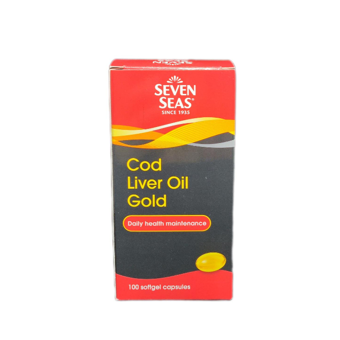 Seven Seas Cod Liver Oil Gold 100s/ 500s+100s (softgel capsules ...