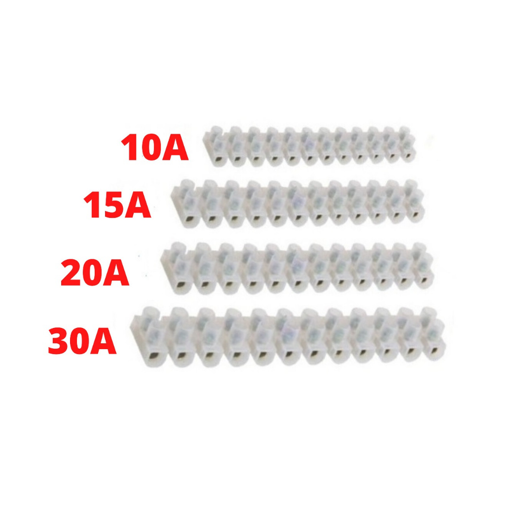 PVC TERMINAL BLOCK/CONNECTOR/10A,15A,20A,30A/380V | Shopee Malaysia