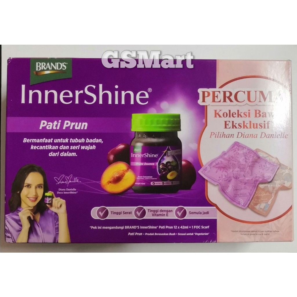 BRANDS InnerShine Berry / Prune Essense / Lutein / Mato Bright / 12 / 6 ...