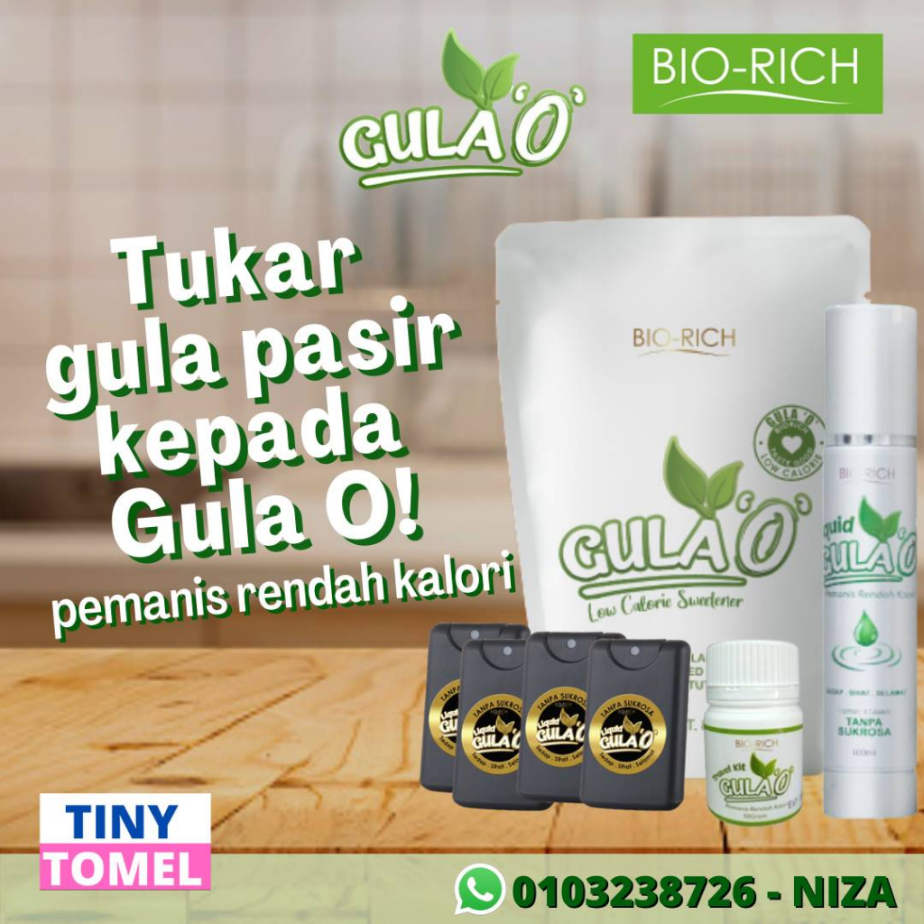 GULA O with FREE GIFT Gula Sihat Rendah Kalori sesuai untuk pesakit ...