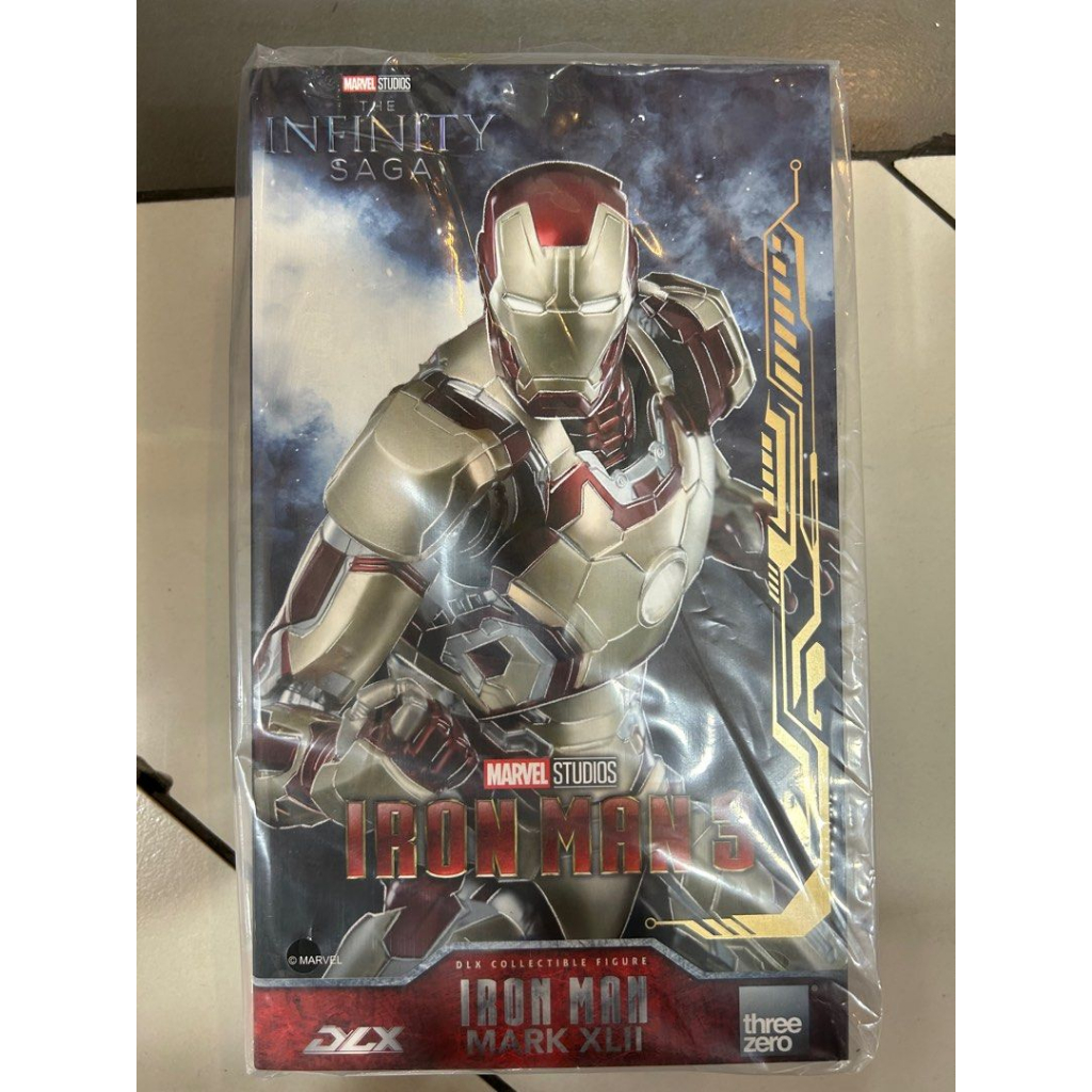 Threezero DLX Scale Infinity Saga Iron Man 3 Iron Man MK42 Mark XLII Metal Figure | Shopee Malaysia