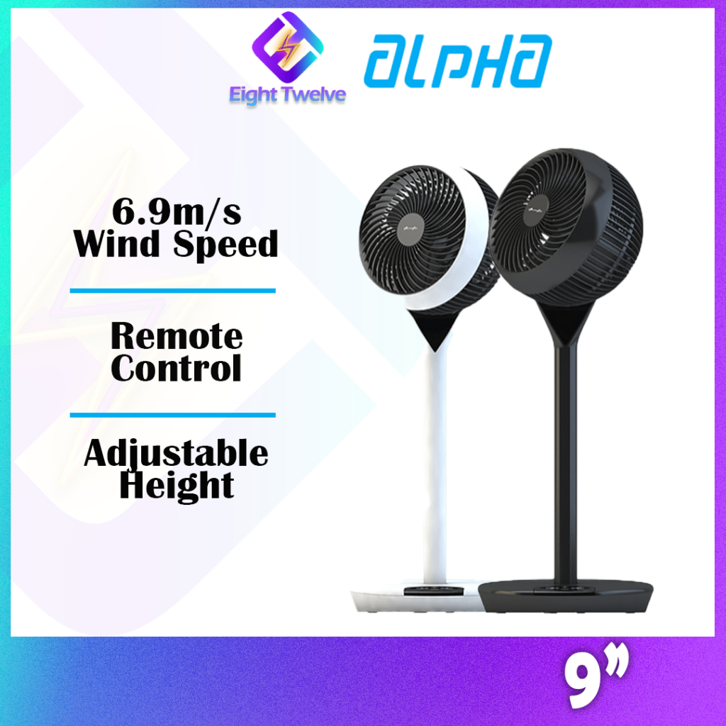 ALPHA Motto DC Stand Fan 360 | 9" Fan Blade | MOTTO SF 360/9-DC ...