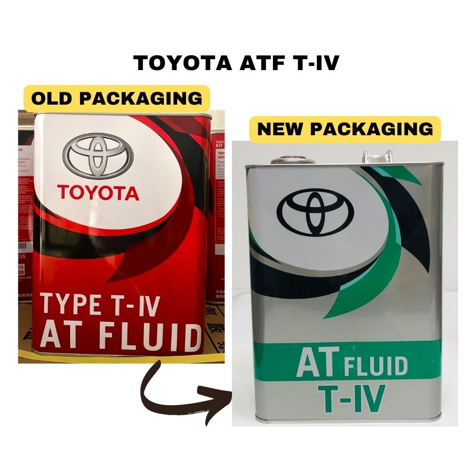 Toyota ATF Type T-IV 4Liter Minyak Transmisi Auto Transmission Fluid ...