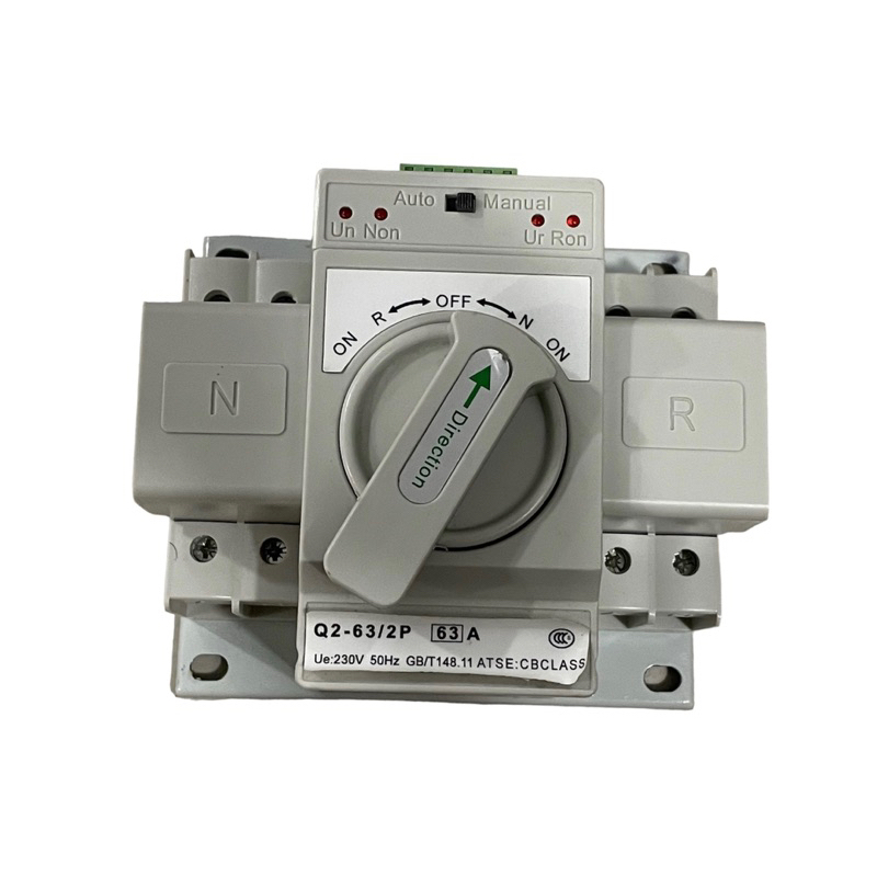 Dual Power Automatic Transfer Switch 2P63A Switch Gear Switch Cb Class ...