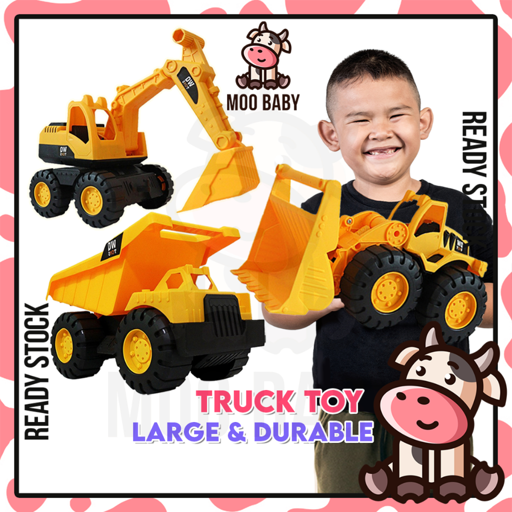 ⭐Moo Baby Kapal Korek Mainan Besar Truck Toys Excavator Toys Lorry Toys ...