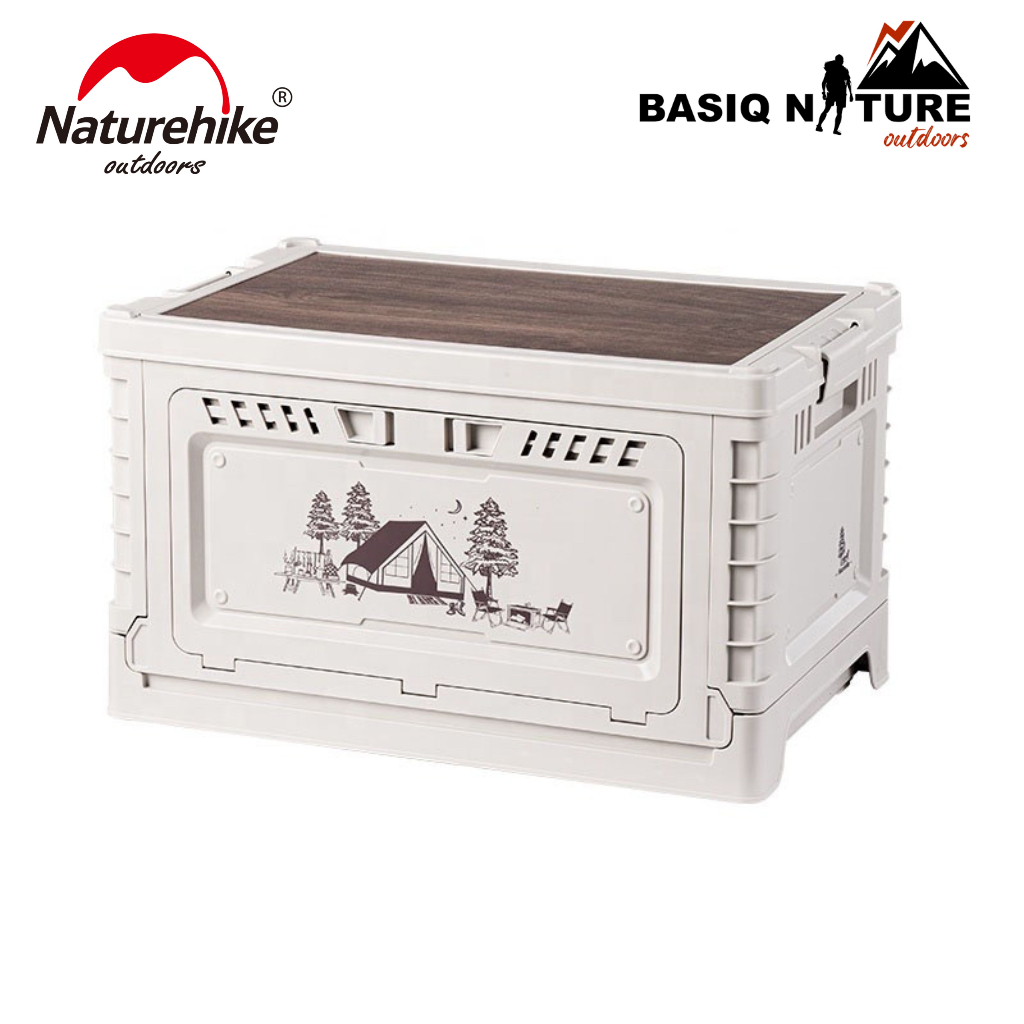 BasiqNature Naturehike 50L Portable Foldable Storage Box for Camping PP ...