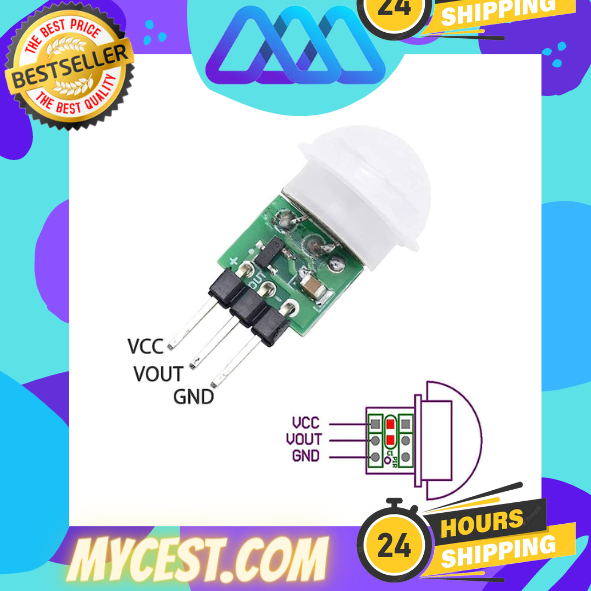 HC-SR501 / HC-SR312 PIR Motion Sensor (Passive Infrared Sensor ...