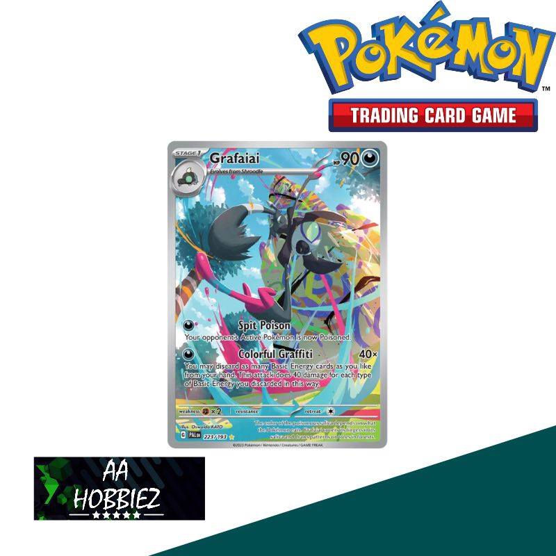 Pokemon TCG Grafaiai 223/193 Scarlet & Violet Paldea Violet | Shopee ...