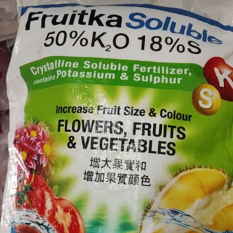 Baja Bunga Dan Buah High K 51 SOP Fruitka Soluble 1kg Repack | Shopee ...