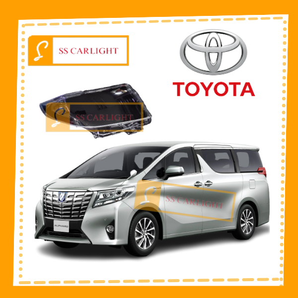 TOYOTA ALPHARD 15 16 17 HEAD LAMP COVER HEAD LIGHT COVER READY STOCK ...