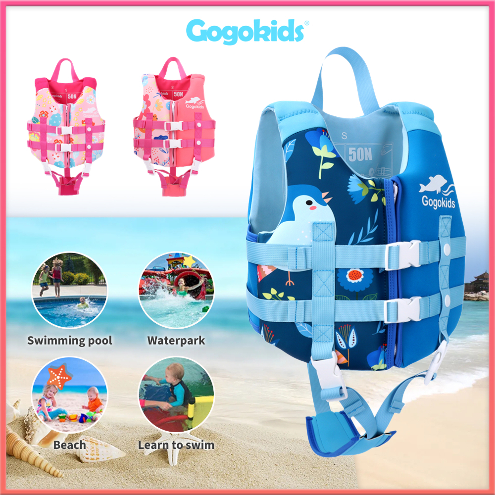 Gogokids Kids Life Jacket Swimming Vest Salbabida Floater for Kids Life ...