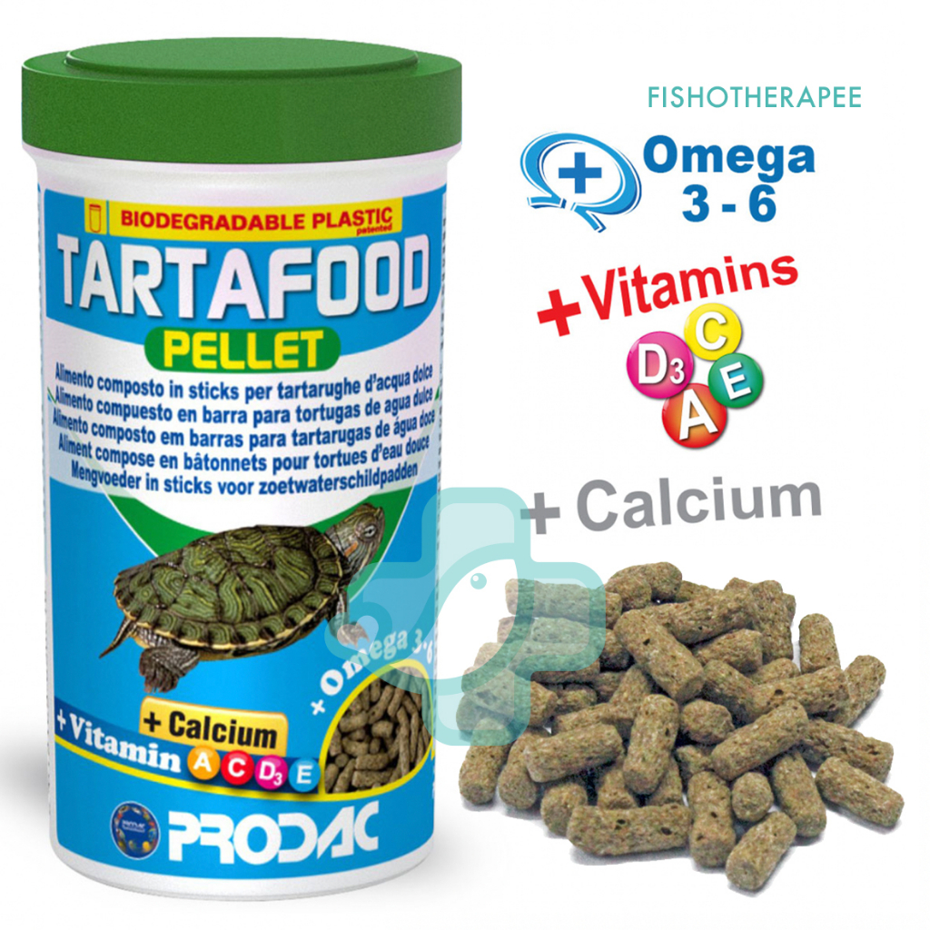 Prodac Tartafood Pellet 350g Tortoise Turtle Terrapin Floating Food ...