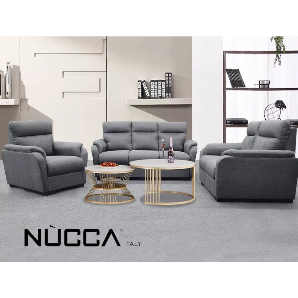 Nucca 2105(A) Castello 123 Sofa Set[Can Choose Leather or Water ...