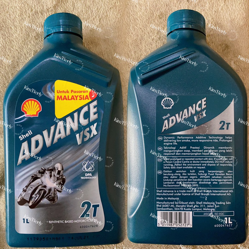 SHELL ADVANCE VSX 2T (1 LITRE) | Shopee Malaysia