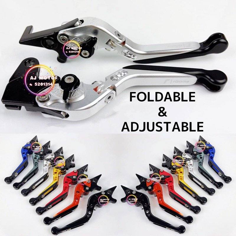 HONDA ADV150 ADV160 VARIO160 HAND BRAKE LEVER SET CNC ALLOY ADJUSTABLE ...
