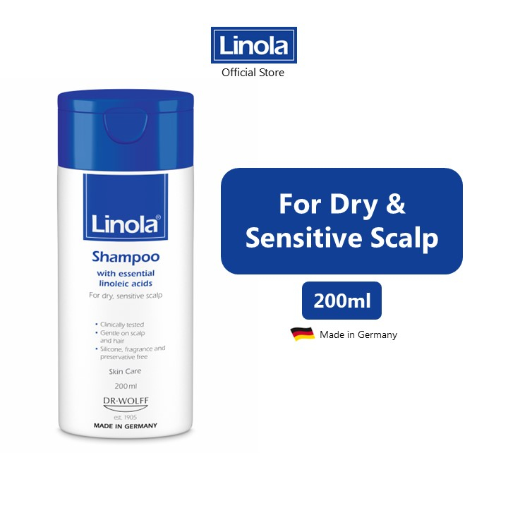 Linola Shampoo for Sensitive and Dry Scalps Prevent Scalp Dryness and ...