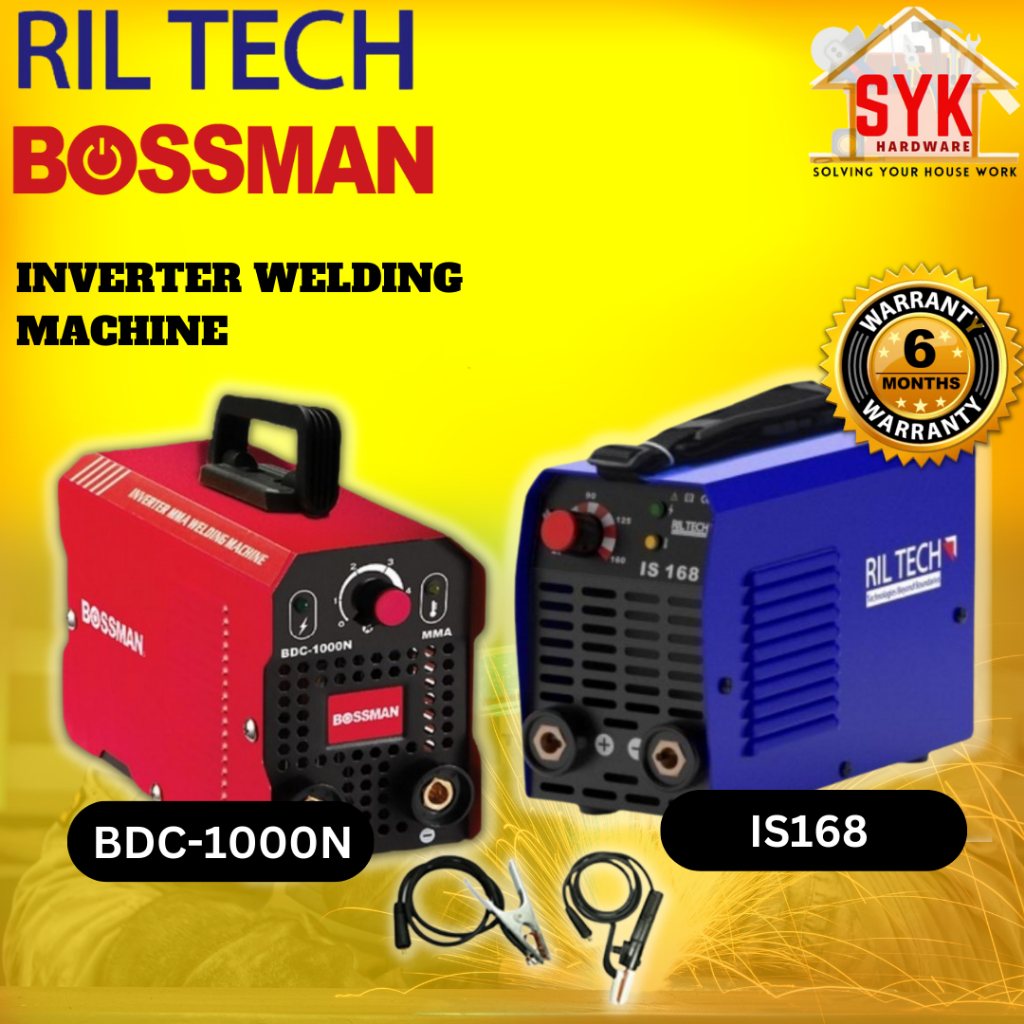 SYK Bossman Ril Tech IS168 BDC-1000N Inverter Welding Machine Welding ...