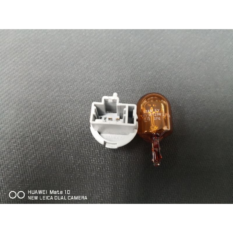HONDA TAIL LAMP BULB & SOCKET (2 PINS) AMBER (12V WY21W) 33514-S2R-003 ...