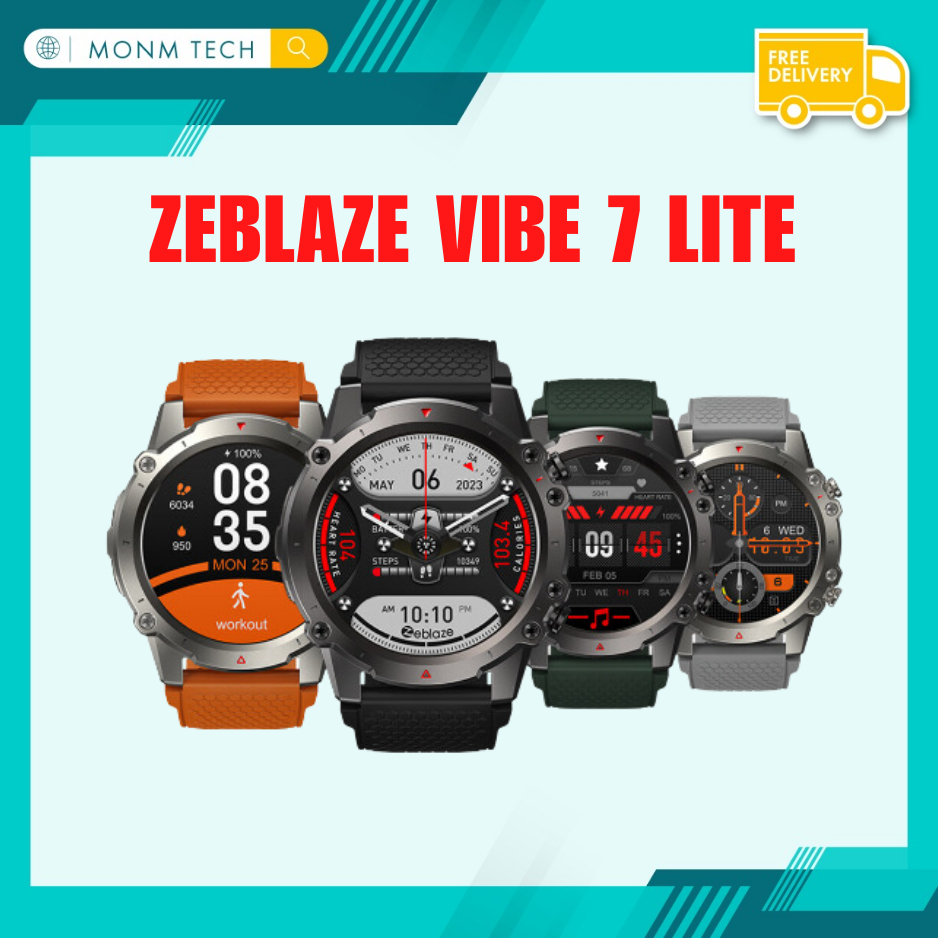Zeblaze Vibe 7 Pro / Vibe 7 Lite Smart Watch Large 1.47'' IPS Display ...