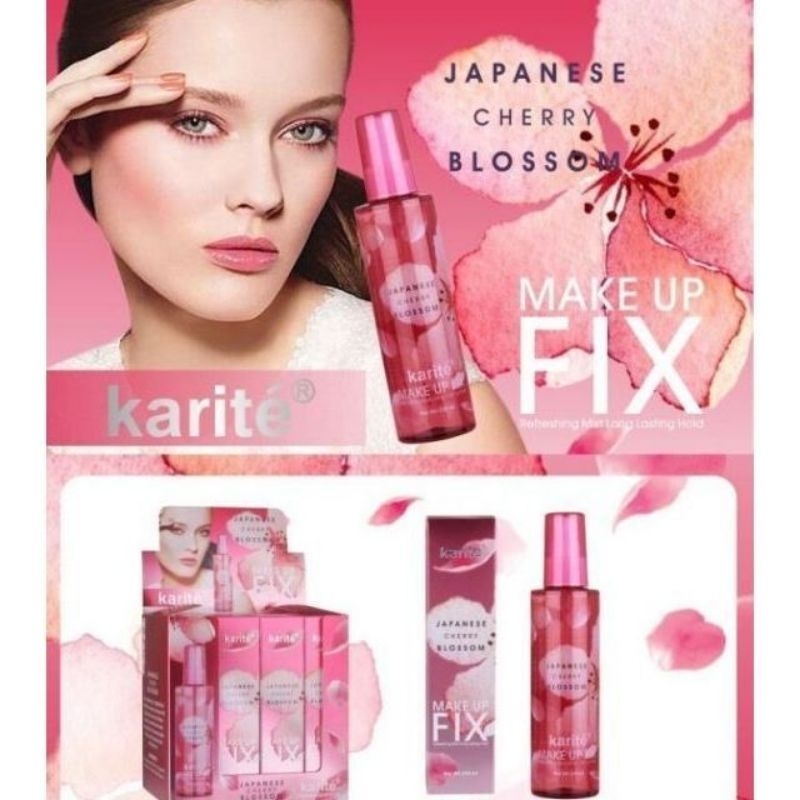 Karite Japanese Cherry Blossom Makeup Fix 220ml | Shopee Malaysia