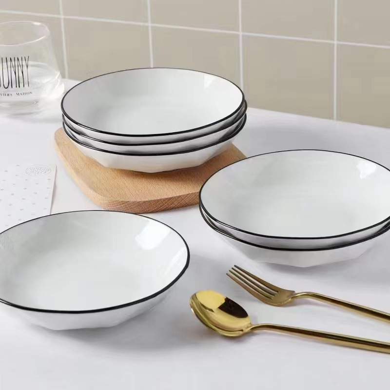 YAMADA Japanese Style Nordic Premium Ceramic Dinnerware Dinner Set ...