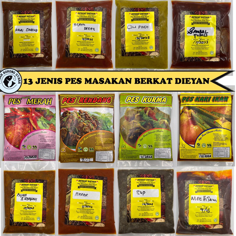 PES MASAKAN PELBAGAI JENIS (BERKAT DIEYAN) | Shopee Malaysia