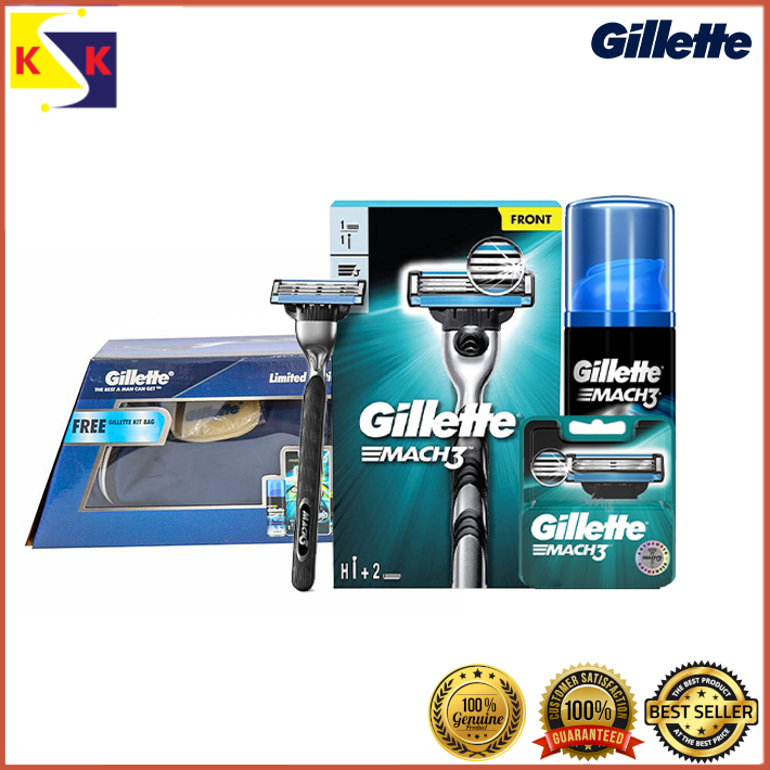 Gillette - Mach 3 Limited Edition Travel Pack | Shopee Malaysia