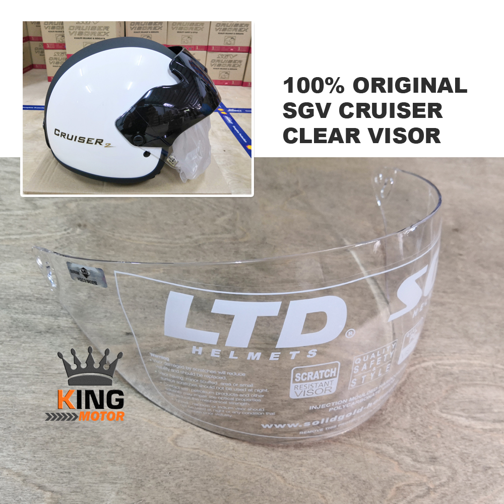 [100% ORIGINAL] SGV CRUISER CLEAR VISOR | Shopee Malaysia